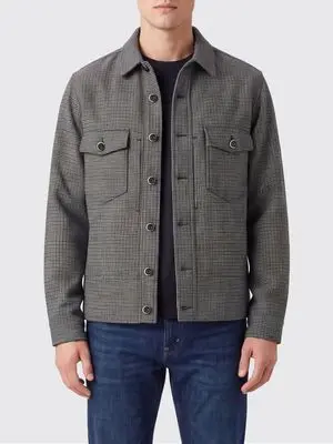 NINE:INTHE:MORNING Pure Wool Shirt Jacket With A Classic Collar - Blue