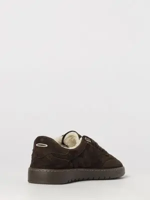 PIUMHA Suede Low-top Sneakers With Shearling Lining