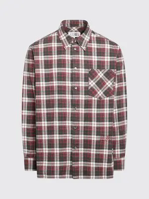 MAISON MARGIELA Check Cotton Shirt With Patch Pocket