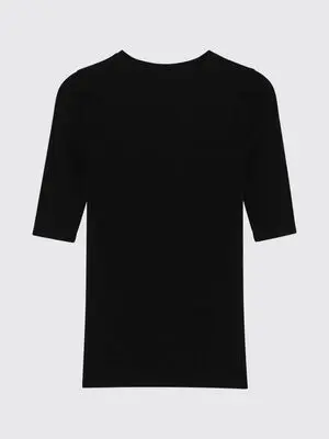 TOTEME Short-sleeve Top In Viscose Blend With A Slim Fit