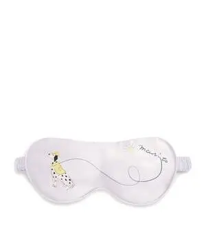 MANITO Mulberry Silk Puppy Sleep Mask - Purple