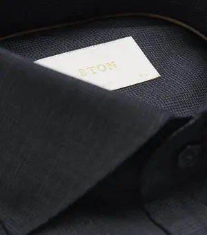 Eton Merino Wool Houndstooth Shirt