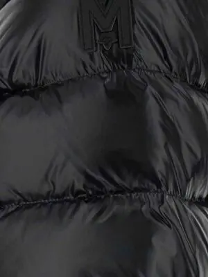 Mackage Long Quilted Recycled Nylon Down Coat With Hood And Belt