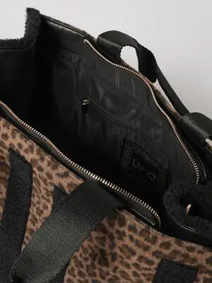Liu Jo Animal Print Polyester Tote Bag With Removable Strap