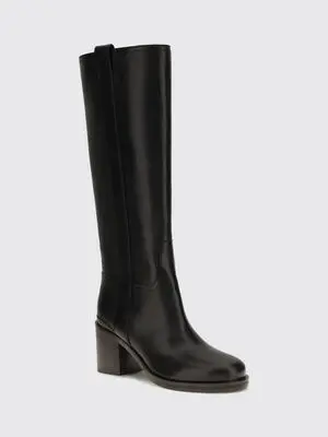 Brunello Cucinelli Smooth Calfskin Knee-high Boots With Medium Heel