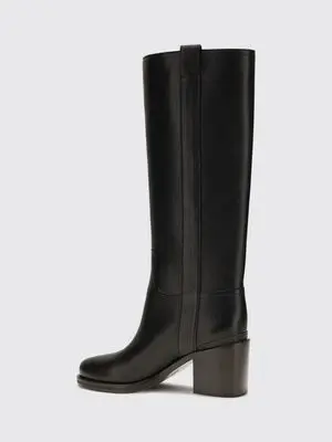 Brunello Cucinelli Smooth Calfskin Knee-high Boots With Medium Heel