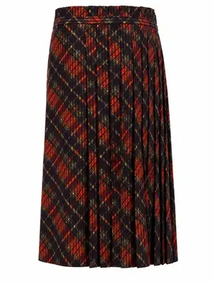 Dries Van Noten Gonna Asimmetrica A Pieghe