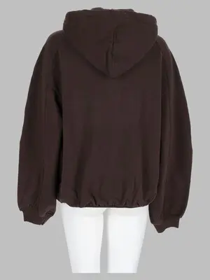 Jacquemus Felpa "corso" Con Cappuccio E Zip