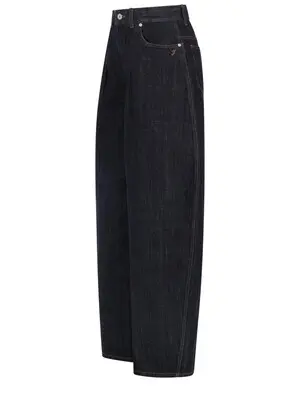 Jacquemus Jeans In Denim "de-nimes Ovalo