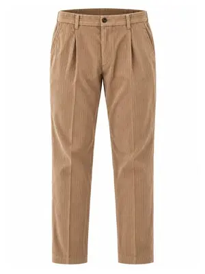 Herno Pantalone In Velluto A Coste - Beige