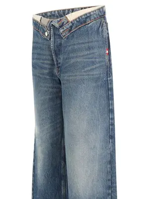 AMISH SUPPLIES Jeans "roll Up Azul