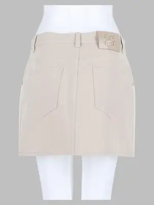 Fendi Gonna In Drill Di Cotone Jacquard