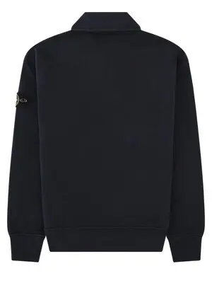 Stone Island Felpa Oversize Con Colletto Polo