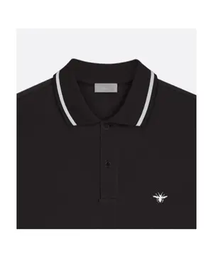 Dior Polo Shirt With Bee Embroidery