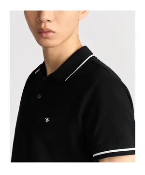 Dior Polo Shirt With Bee Embroidery
