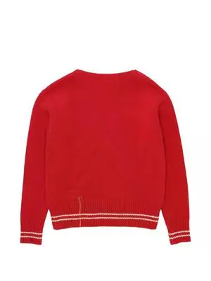 FORTELA Stripe-trim Wool Sweater
