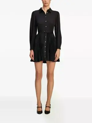 Cinq À Sept Reynolds Pleated Mini Dress