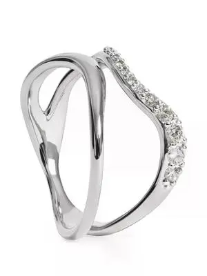 Monica Vinader Riva Pavé Diamond Wrap Ring