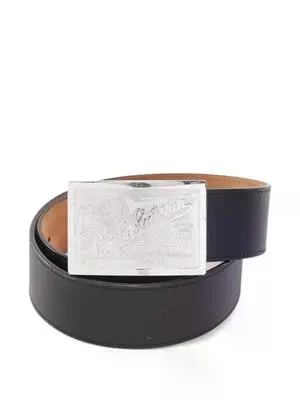 LOUIS VUITTON 2004 Plaque-buckle Leather Belt
