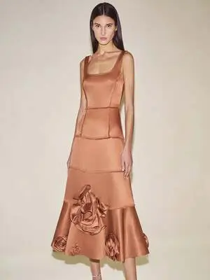 Alexis Corina Dress - Bronze