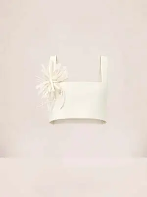 Alexis Egretta Top - Ivory
