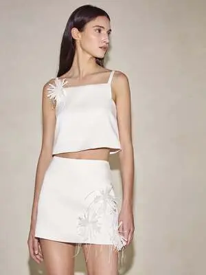 Alexis Egretta Top - Ivory
