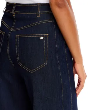 Cinq À Sept Cuffed Betsy High Rise Wide Leg Jeans