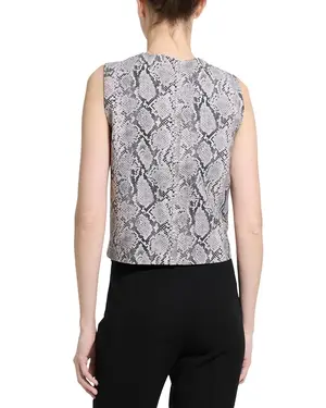 Theory Stretch Wool Printed Shell