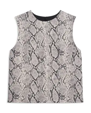 Theory Stretch Wool Printed Shell
