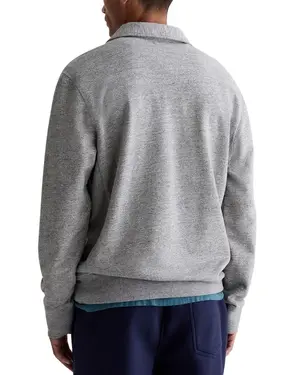 Ag Ethan Cotton Quarter Zip Sweatshirt