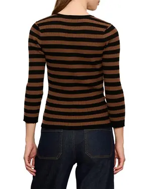 Sanctuary Selena Henley Striped Top