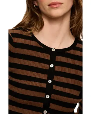 Sanctuary Selena Henley Striped Top