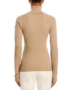 Moncler Mixed Rib Turtleneck Sweater