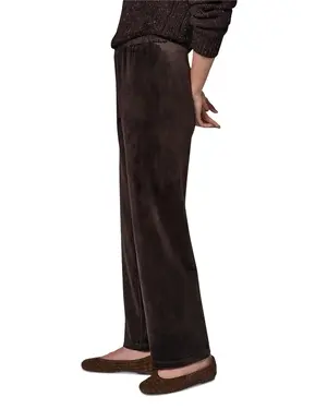 DONNA KARAN WEEKEND Velour Pull On Pants