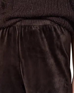 DONNA KARAN WEEKEND Velour Pull On Pants
