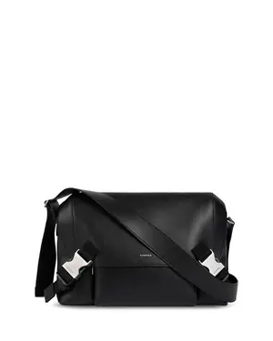 Sandro Leather Weekender Bag