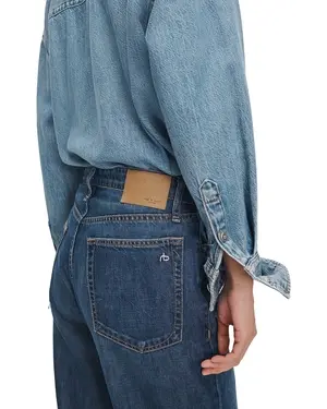 Rag & Bone Ftwt Logan High Rise Wide Leg Jeans