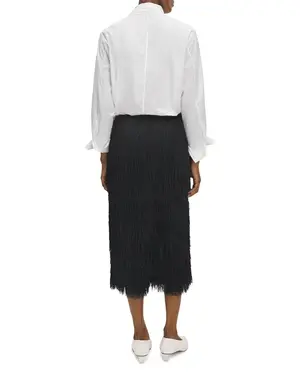 Rag & Bone Amalia Fringe Midi Skirt