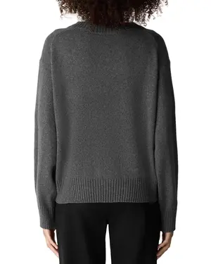 Eileen Fisher Cotton & Cashmere Crewneck Sweater