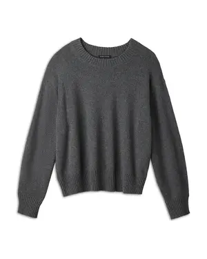 Eileen Fisher Cotton & Cashmere Crewneck Sweater