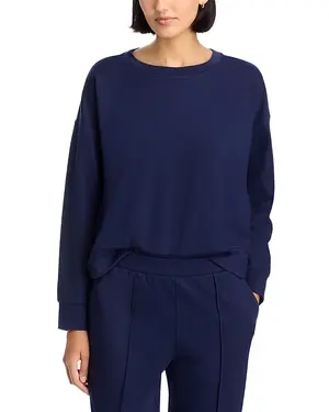Eileen Fisher Lightweight Ponte Boxy Top Midnight
