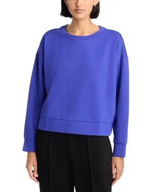 Eileen Fisher Lightweight Ponte Boxy Top - Royal