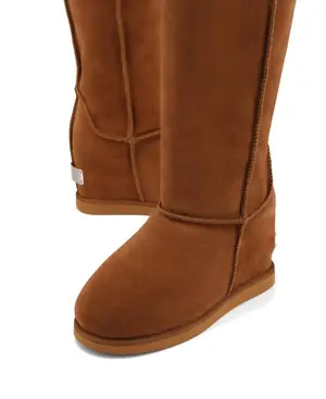 NAKED WOLFE Melrose Suede Boots - Tan