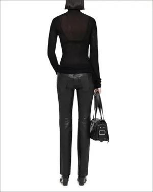 ALLSAINTS Pike Sheer Roll Neck Sweater