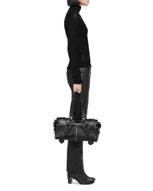 ALLSAINTS Pike Sheer Roll Neck Sweater