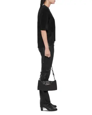 ALLSAINTS Ada Brushed Cashmere Tee - Black