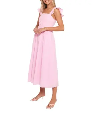 PETAL AND PUP Tiarne Midi Dress