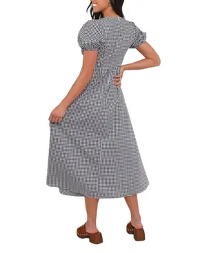 PETAL AND PUP Ilyana Short Sleeve Maxi Dress