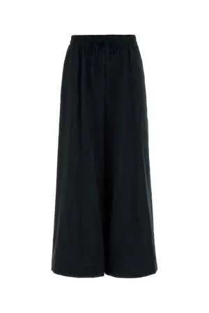 WEEKEND Wool Elmo Wide-leg Pant - Black