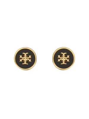 Tory Burch Kira Mini Enamel Hoop Earrings - Multicolour